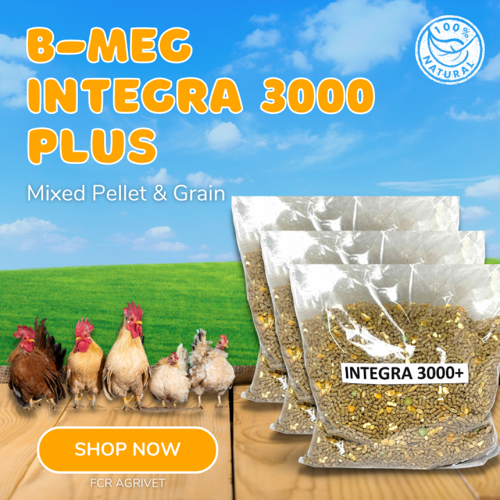 [FCR AGRIVET] 3kg B-MEG Integra 3000 Plus Free Range Chicken Ready ...