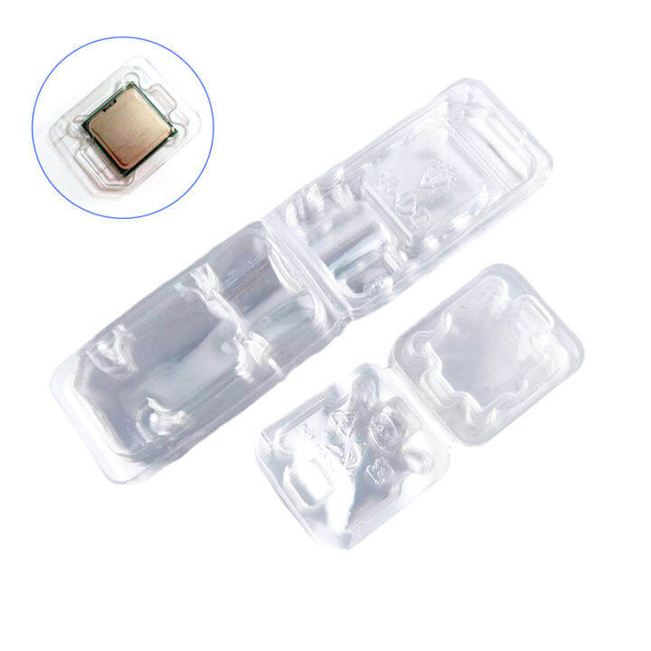 Electronics 10pcs Storage clamshell Case CPU 775 1155 AMD PROTECT BOX ...