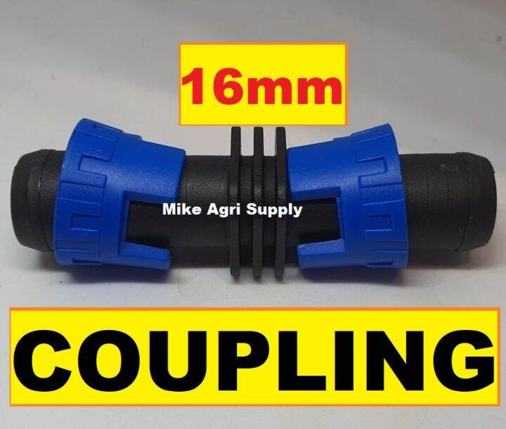 【100PC】Coupling connector for Drip tape 16mm Drip Irrigation connector ...