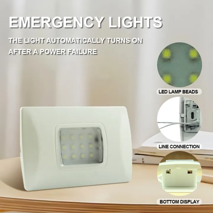 LED Emergency Automatic Lighting for Home Bedroom Corridor Lamp Failure ...