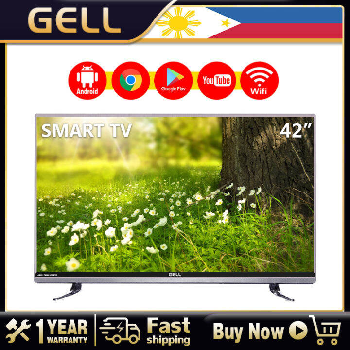 GELL Smart TV flat screen 42 inch tv on sale FHD tv appliances Android ...
