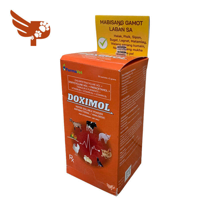 Doximol 5g x 50sachets - sold per box - FarmaVet - for Animals ...