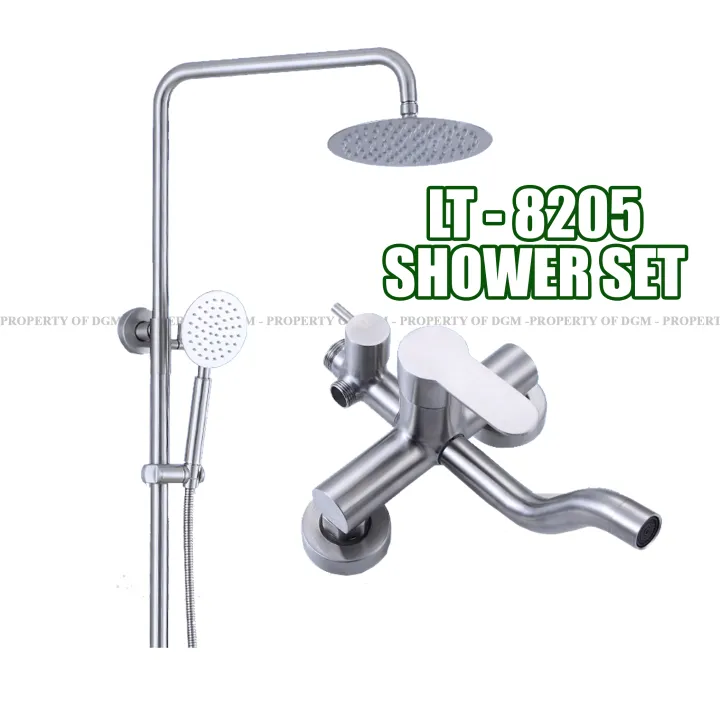 SUS 304 Stainless Shower Set Mixer Faucet Matte Design (LT-8205 ...