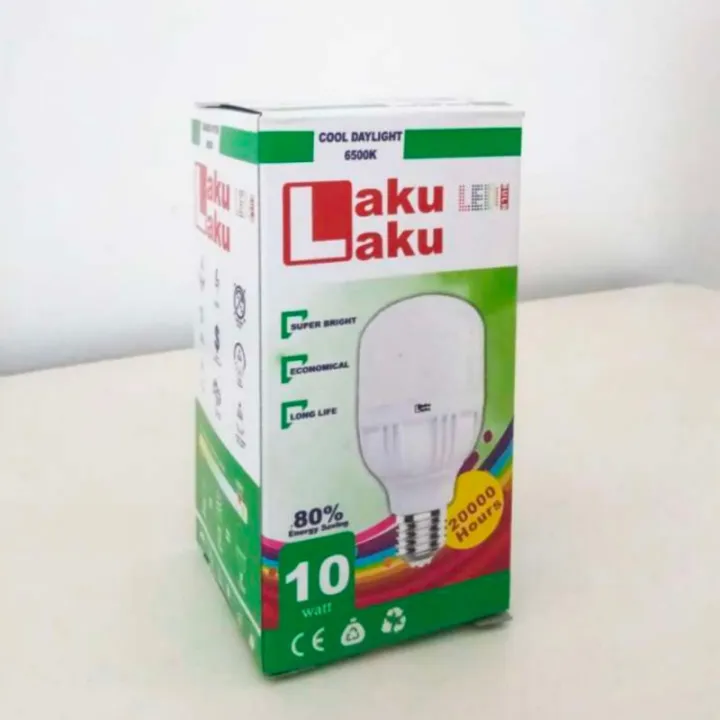 Lampu led laku laku 10 watt,Bohlam lampu listrik lakulaku model tabung hemat energi | Lazada ...