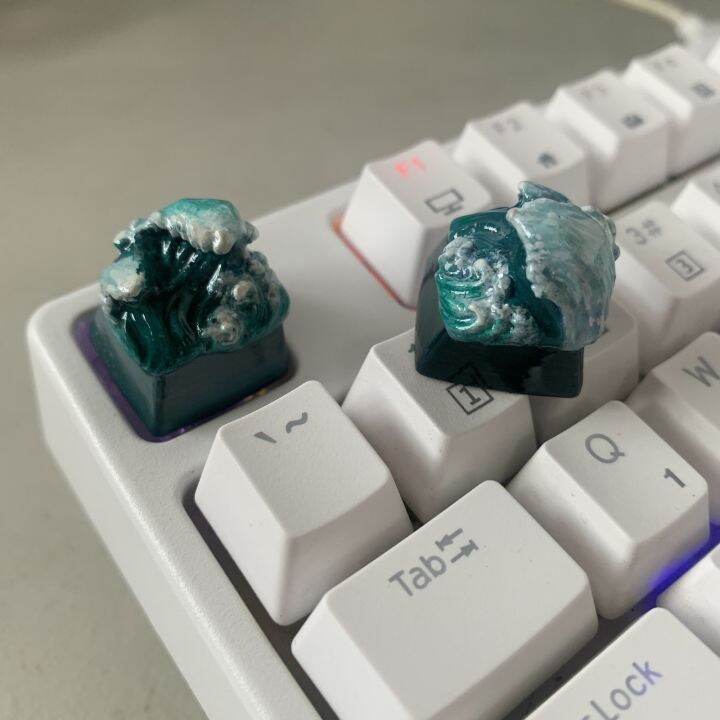 Great Wave Artisan Keycap (Green) | Lazada PH