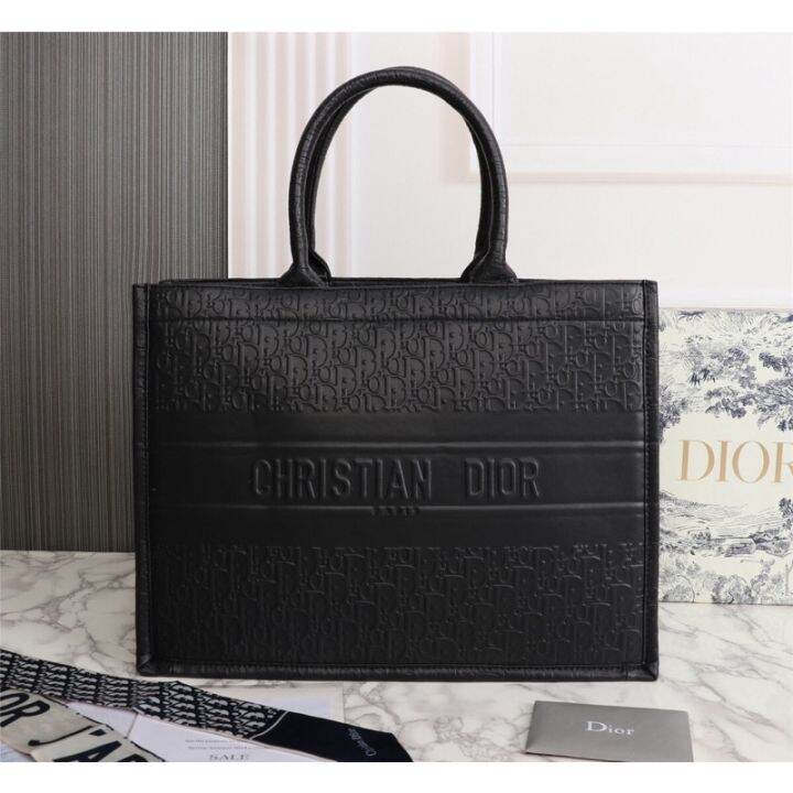 Large size luxury handbag has 2 sizes of Dior CD Book Tote brand ...