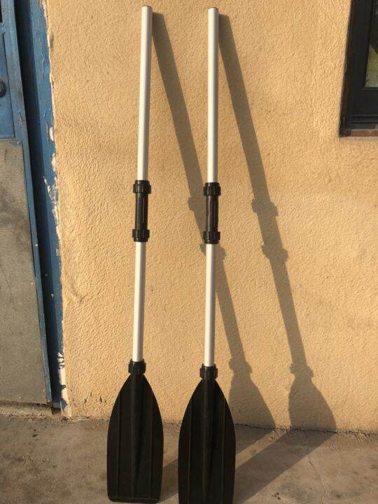 [COD] Paddle aluminum alloy paddle two rubber boat foam plastic kayak ...