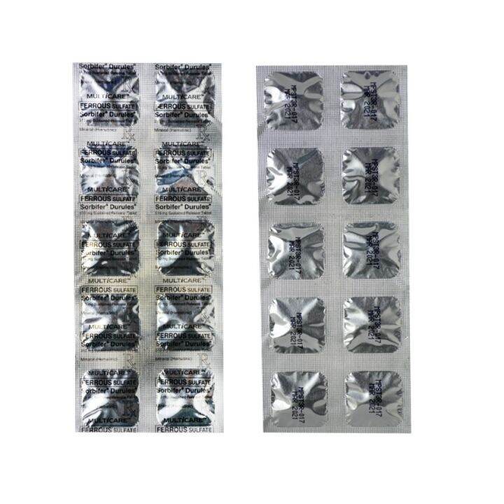 SORBIFER Durules Iron 100mg Sustained-Released Tablet (Sold per tablet ...