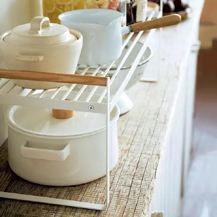 Japanese style nordic kitchen rack (pantry and condiments organizer ...