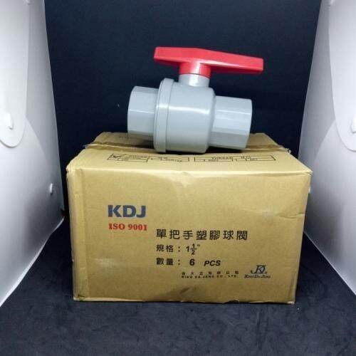 STOP KRAN Ball Valve BALLVALVE pvc 1 1/2" dim inch KDJ made in Taiwan | Lazada Indonesia
