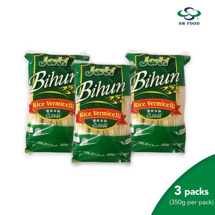 Jati Bihun Rice Vermicerlli 3 packs (350g per pack) | Lazada
