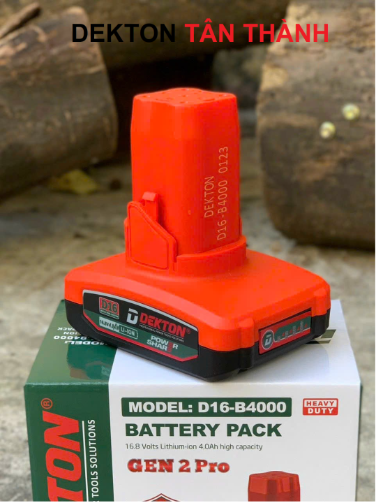 Pin DEKTON D16 / Pin 2Ah / pin 4Ah / Sạc 2A | Lazada.vn
