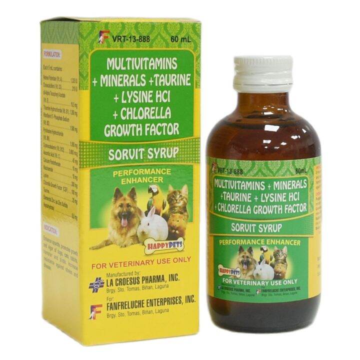 SORVIT SYRUP 60ml pet supplement 2+1 | Lazada PH
