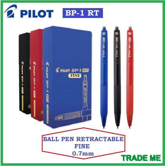 BP-1 RT PILOT RETRACTABLE BALLPOINT PEN FINE 0.7mm | Lazada PH