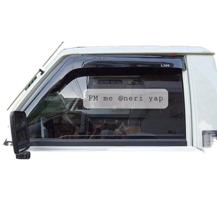 RAIN VISOR BLACK MITSUBISHI L300 FB Door Visor Rain Guard Window ...