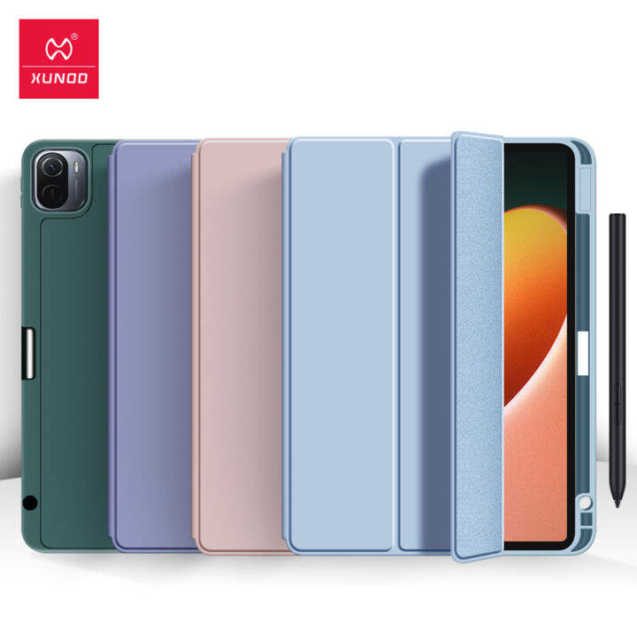 Xiaomi Pad 5 Pro กรณี,Xundd ป้องกันพลิกแท็บเล็ตปกหนังผู้ถือสมาร์ทกรณี ...