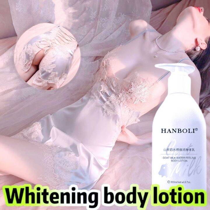 Goat Milk Body Lotion 200ml Milk Body, Hand & Face, Deeply Moisturizing, Soothing and Whitening ...