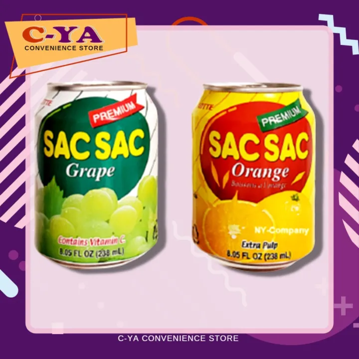 LOTTE SACSAC ORANGE/GRAPE 238ML | Lazada PH