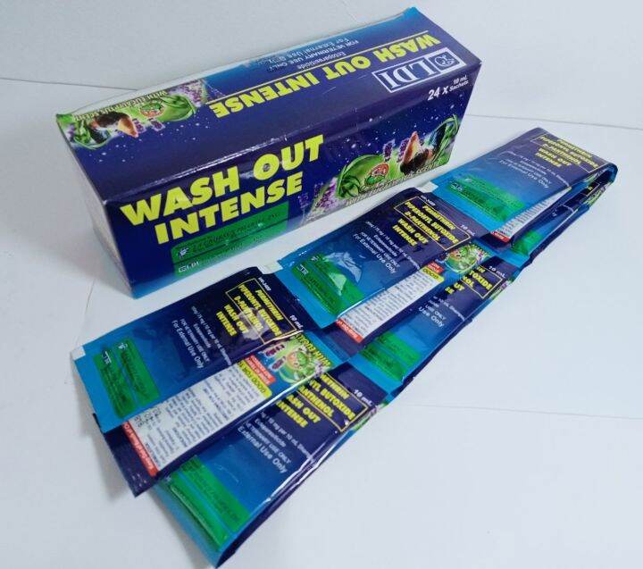 [APS] 12 PCS Wash Out Intense Animal Shampoo 10ml Sachet / SHAMPOO FOR CHICKEN / PAMPALIGO SA ...