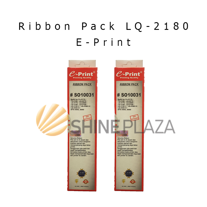 Pita Ribbon Pack Refill Epson LQ-2170 LQ-2180 LQ-2190 S010031 E-Print ...
