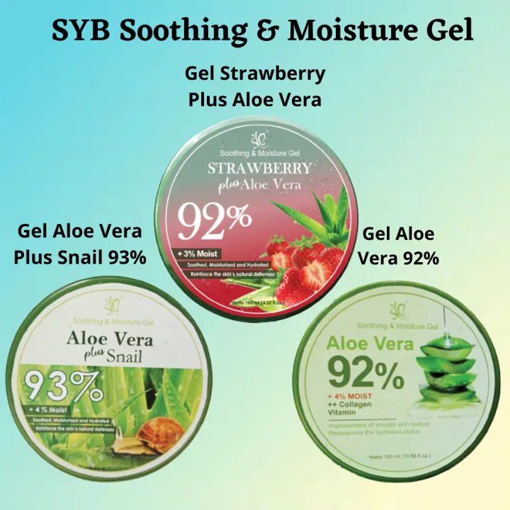 SYB Soothing & Moisture Gel Aloe Vera - Strawberry Plus Aloe Vera ...