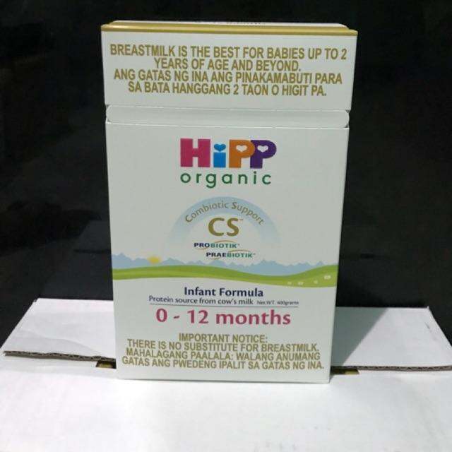 HIPP Organic CS Milk 0-12 months 400g/800g New Packaging | Lazada PH