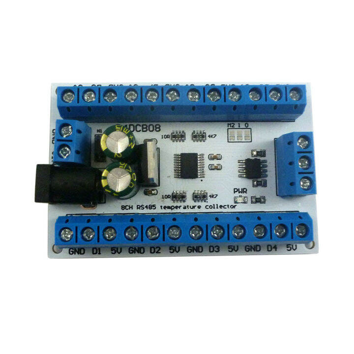 8CH DC12V RS485 DS18B20 Temperature Sensor Board Temperature ...