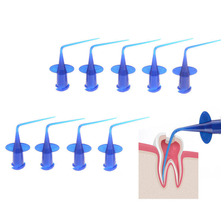 10pcs Dental Disposable Plastic Tip Endo Irrigation Disposable Rinse ...