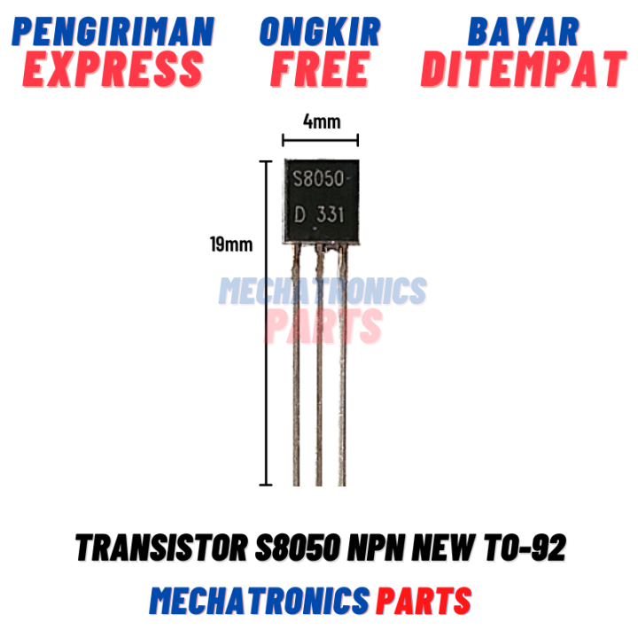 2 Buah TRANSISTOR S8050 NPN NEW TO-92 | Lazada Indonesia