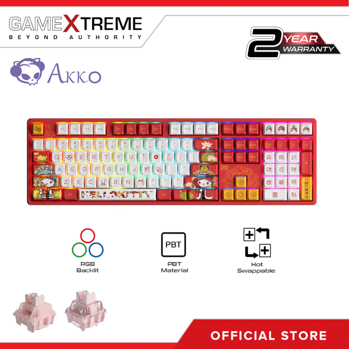 Akko Hello Kitty 5108S Peking Opera A RGB Wired Hot Swappable ...