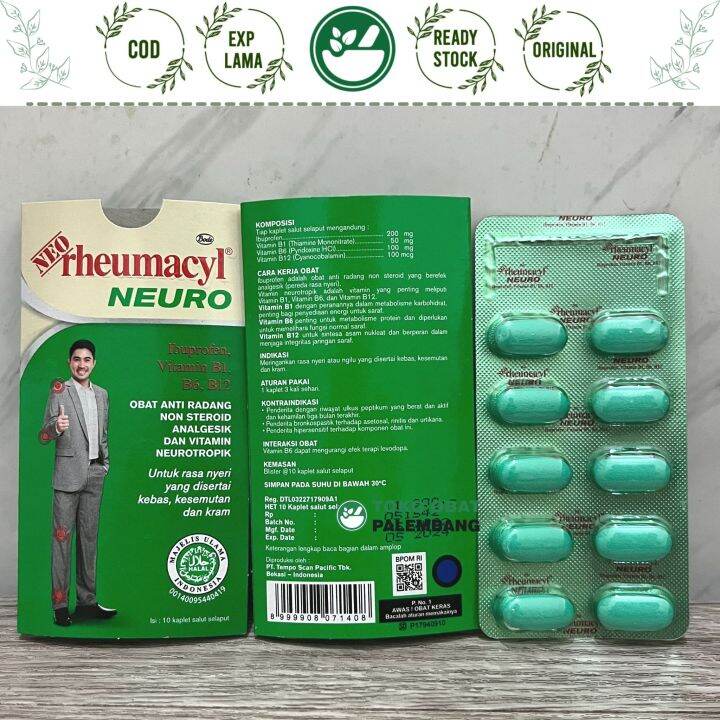 NEO RHEUMACYL NEURO 10 KAPLET NEORHEUMACYL NEURO | Lazada Indonesia