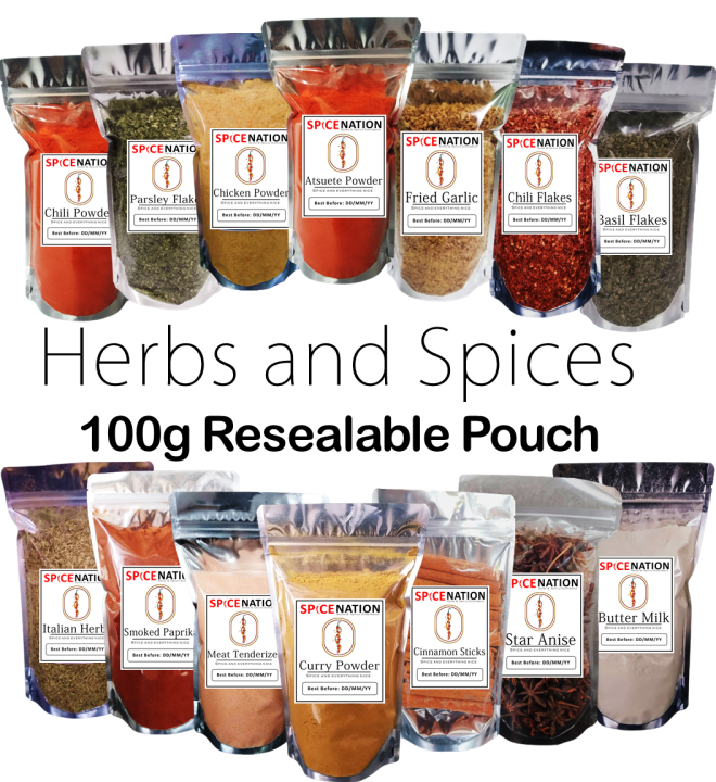 100g Herbs and Spices (In Resealable Pouch) | Lazada PH