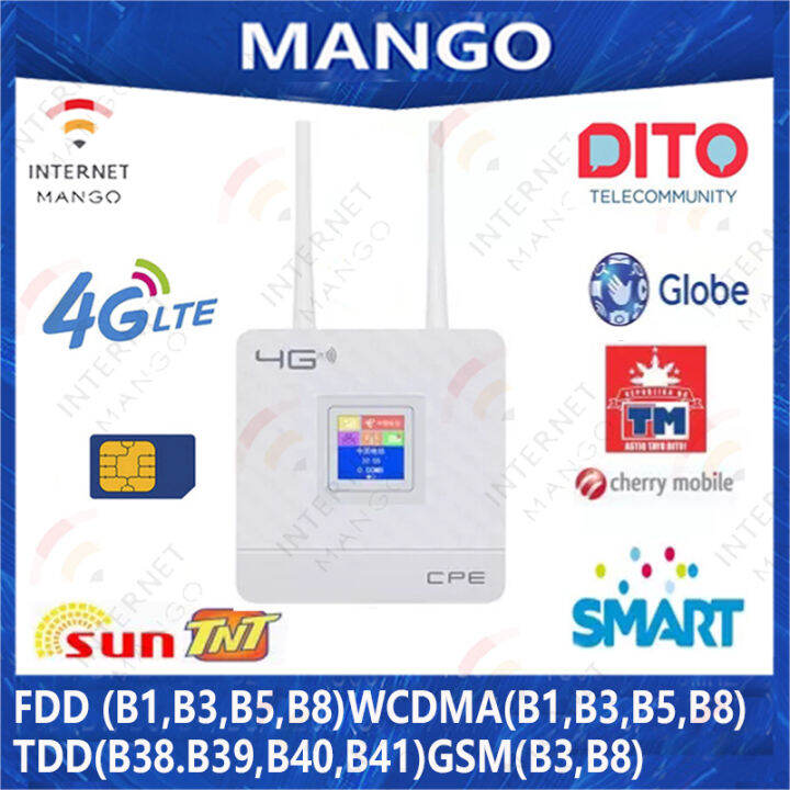 CPE903 4G LTE Sim Card CPE Wifi Router Unlocked 4G 3G Mobile Hotspot ...