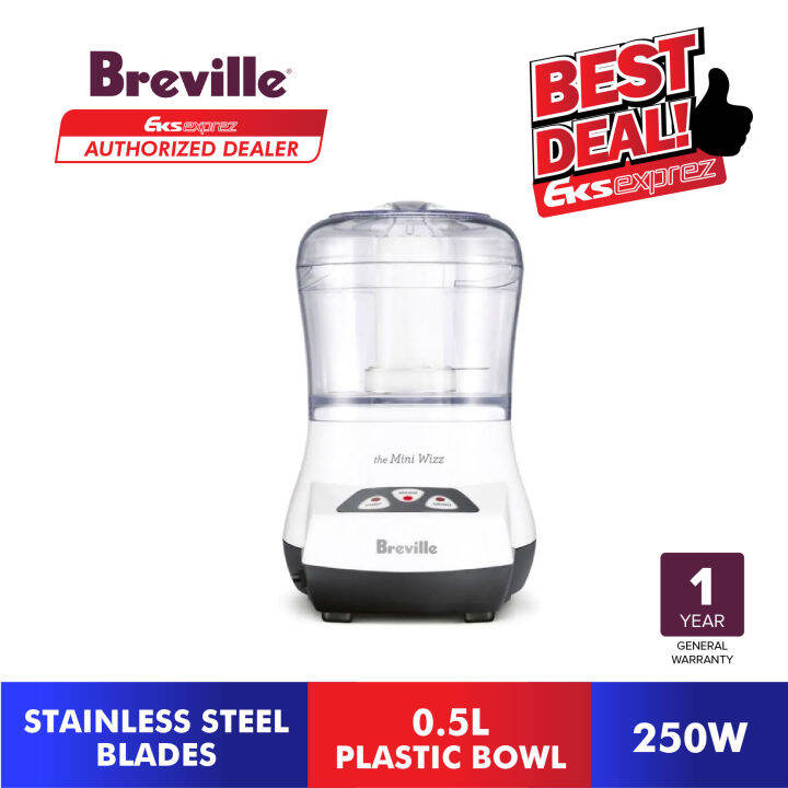 Breville The Mini Wizz 0.5L Food Processor (250W) BFP100 | Lazada