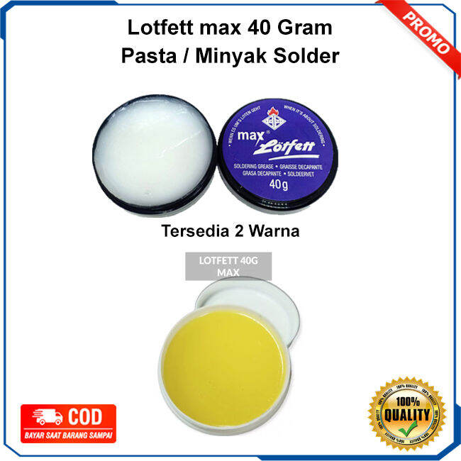 Lotfet Pasta Solder 40 Gram Soldering Grease Minyak Pelengket Timah ...