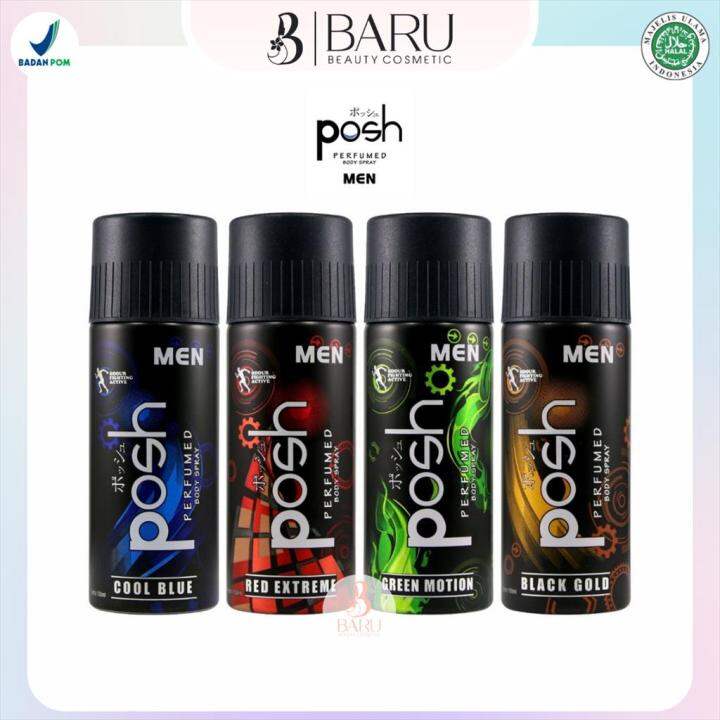 POSH Spray Cologne Men Botol 150ml | Parfum Pria | Body Spray | Pewangi ...