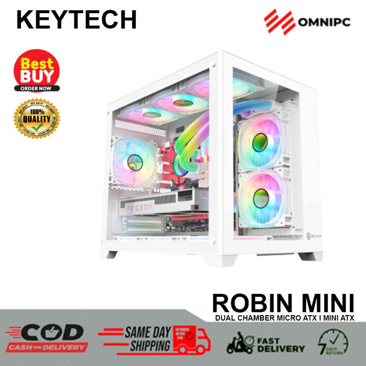 OMNIPC BEST BUY QUALITY PRODUCT KEYTECH ROBIN MINI Micro ATX Middle ...