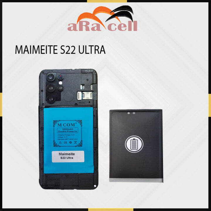 [ ARA CELL ] Battery Batere Batre Baterai Double Power Mcom Maimeite S22 Ultra Kapasitas 5000 ...