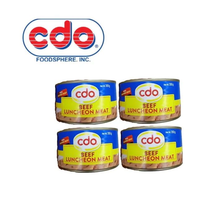 CDO Beef Luncheon Meat (4 x 350g) | Lazada PH
