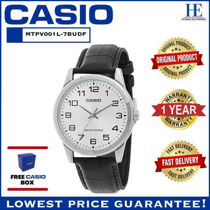 CASIO MTP-V001 ORIGINAL ANALOG WATCH WITH 1 YEAR WARRANTY MTPV001 / MTP ...