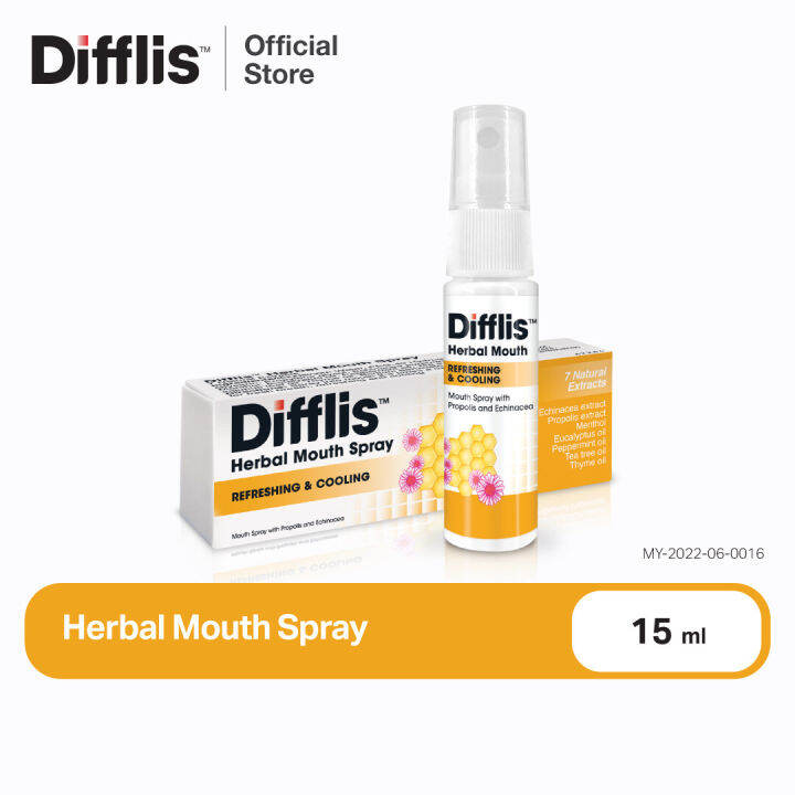 DIFFLIS HERBAL MOUTH SPRAY 15ML | Lazada