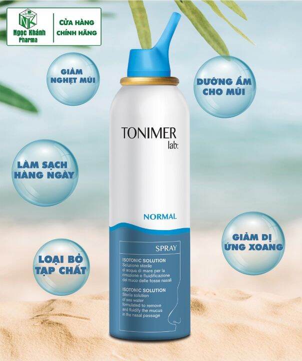 Tonimer Lab Normal Spray 125ml- Xịt mũi giúp phòng ngừa viêm mũi cấp ...