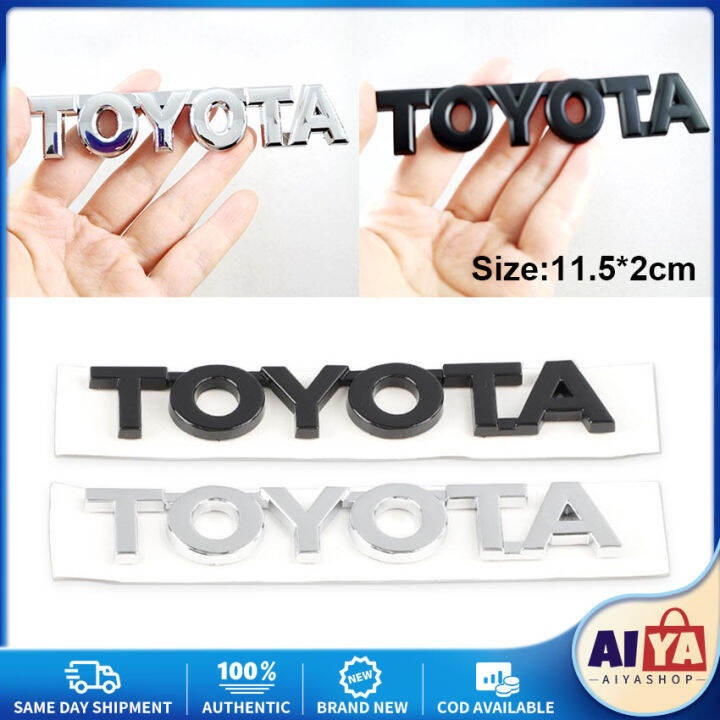 ★Same Day Shipping★ 3D TOYOTA Logo Car Stickers Auto Rear Trunk Emblem ...