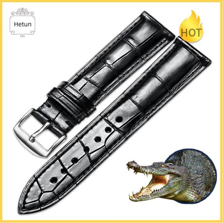 Hetun Mark huafei สายนาฬิกาข้อมือลายจระเข้ยอดนิยม จุดขายส่ง ทนทานและทน ...