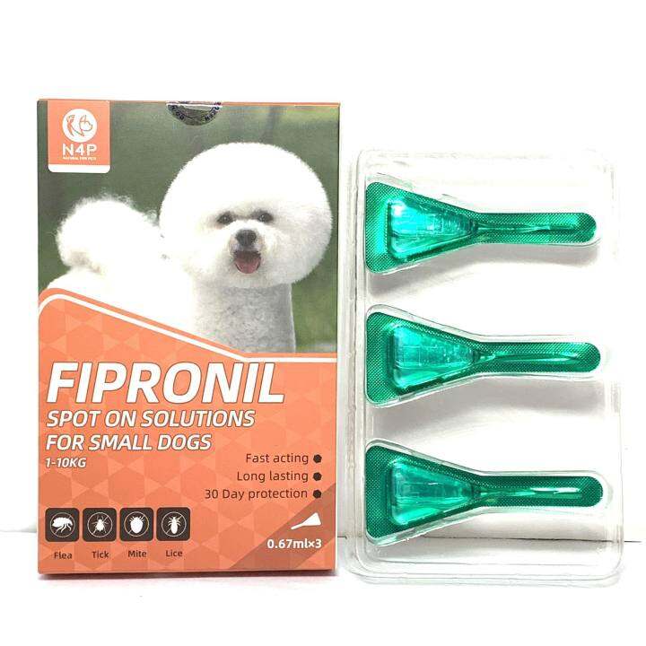 [FCR AGRIVET] N4P Fipronil Spot on Solutions For Small Dog (1-10kg ...