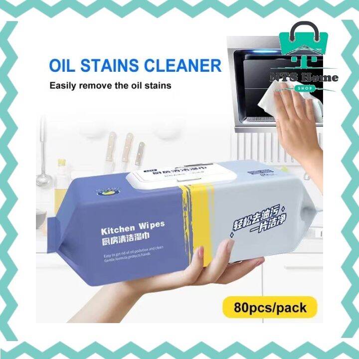 80pcs/pack Disposable Kitchen Wet Wipes | Household Cloth Towel For ...