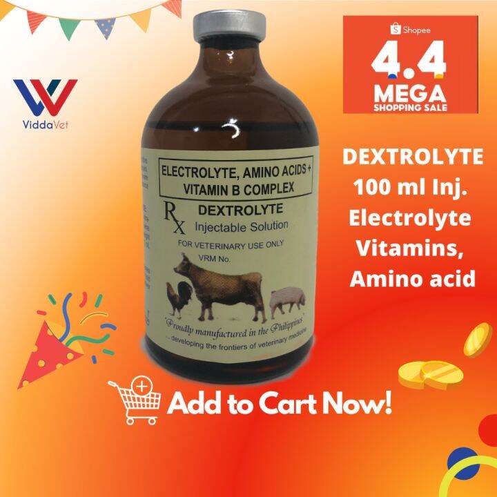 Dextrolyte -- Electrolytes, Amino Acids plus Vitamin B Complex 100ml ...