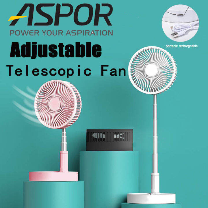ASPOR Usb Fan Mini Electric Fan Portable Three Gears Adjustable Desktop ...