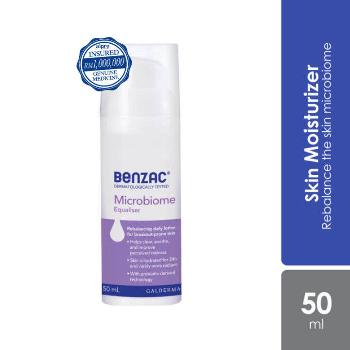 Alpro Pharmacy Benzac Microbiome Equaliser Lotion 50ml | Balancing ...
