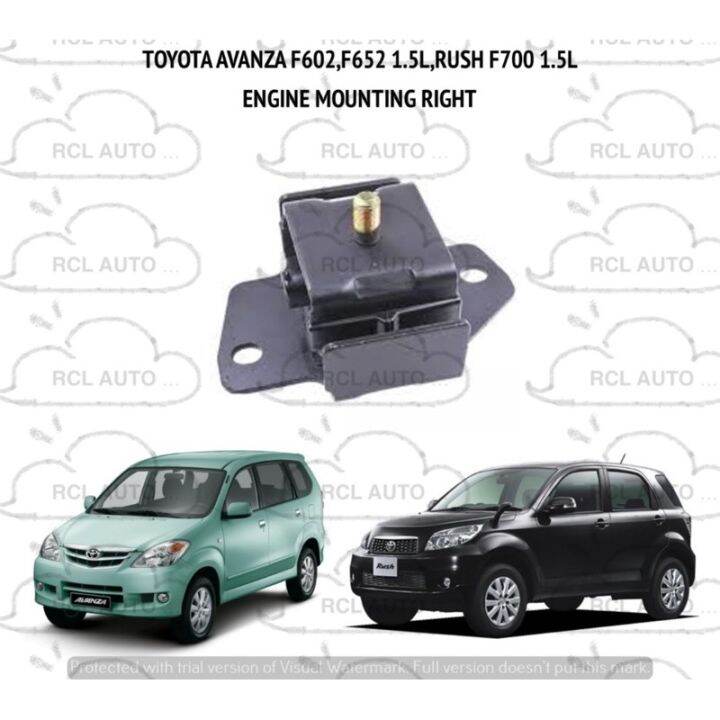 ENGINE MOUNTING RIGHT TOYOTA AVANZA F602,F652,RUSH F700 1.5 | Lazada